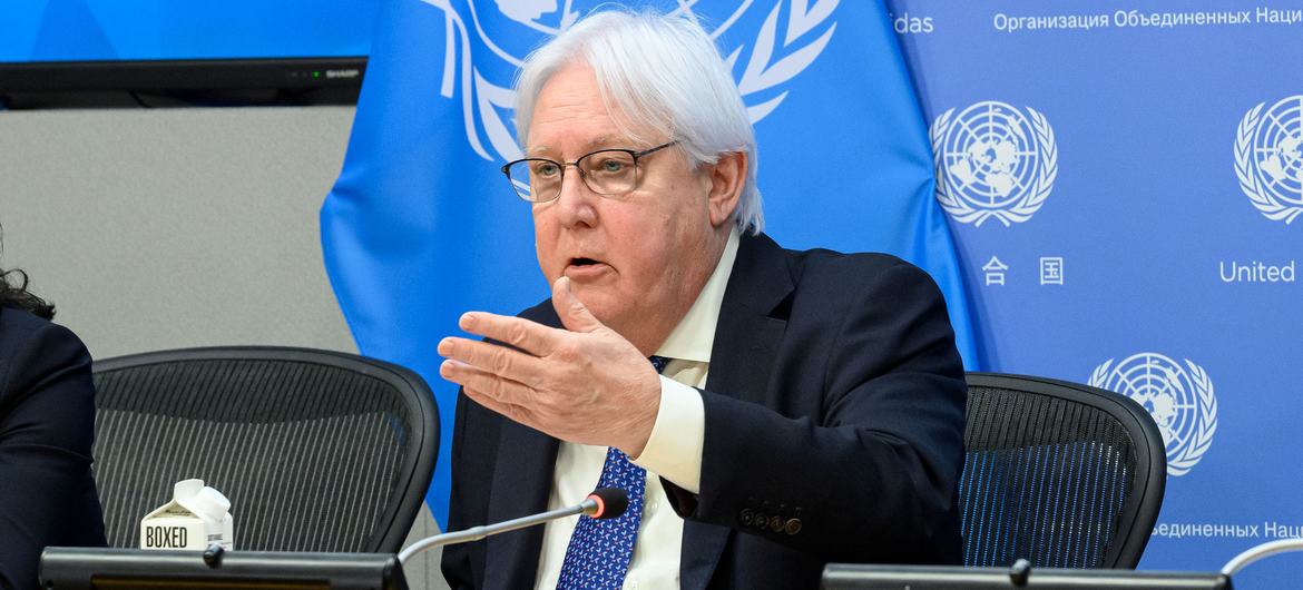 Guterres Dispatches UN relief Chief To Sudan As Humanitarian Crisis Guterres Dispatches UN relief Chief To Sudan As Humanitarian Crisis
